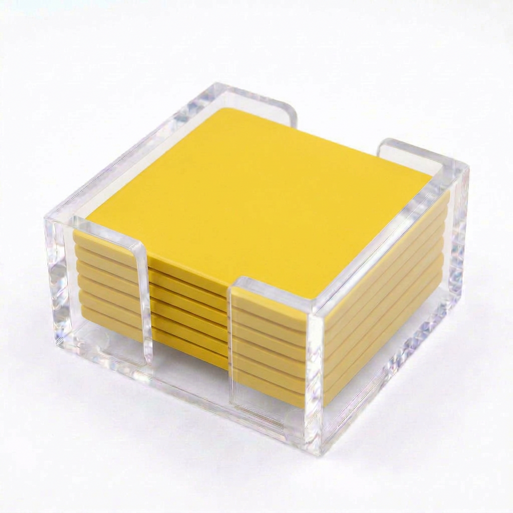 Acrylic Plain Coasters – Set of 4 or 6 | Hipchik